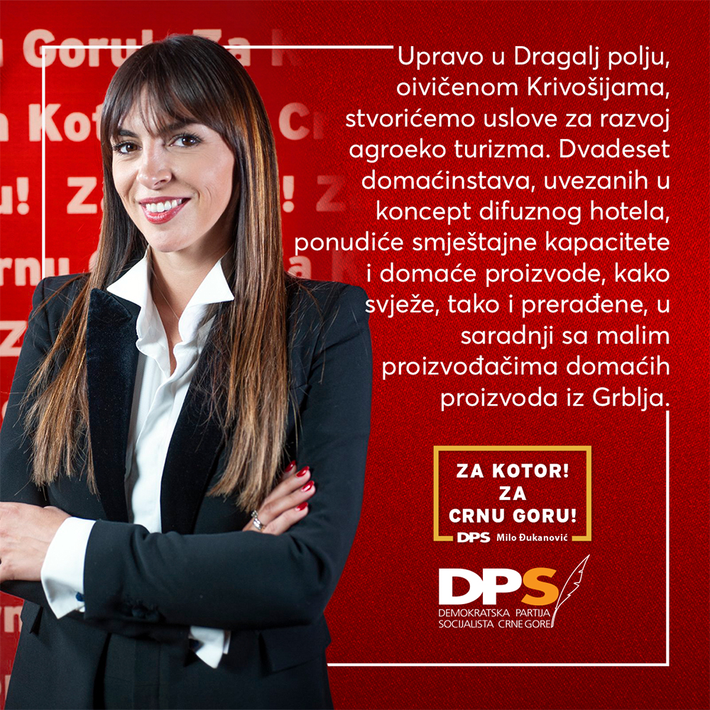 Politički marketing: Nađa Radulović: U Dragalj polju stvaramo uslove za ...